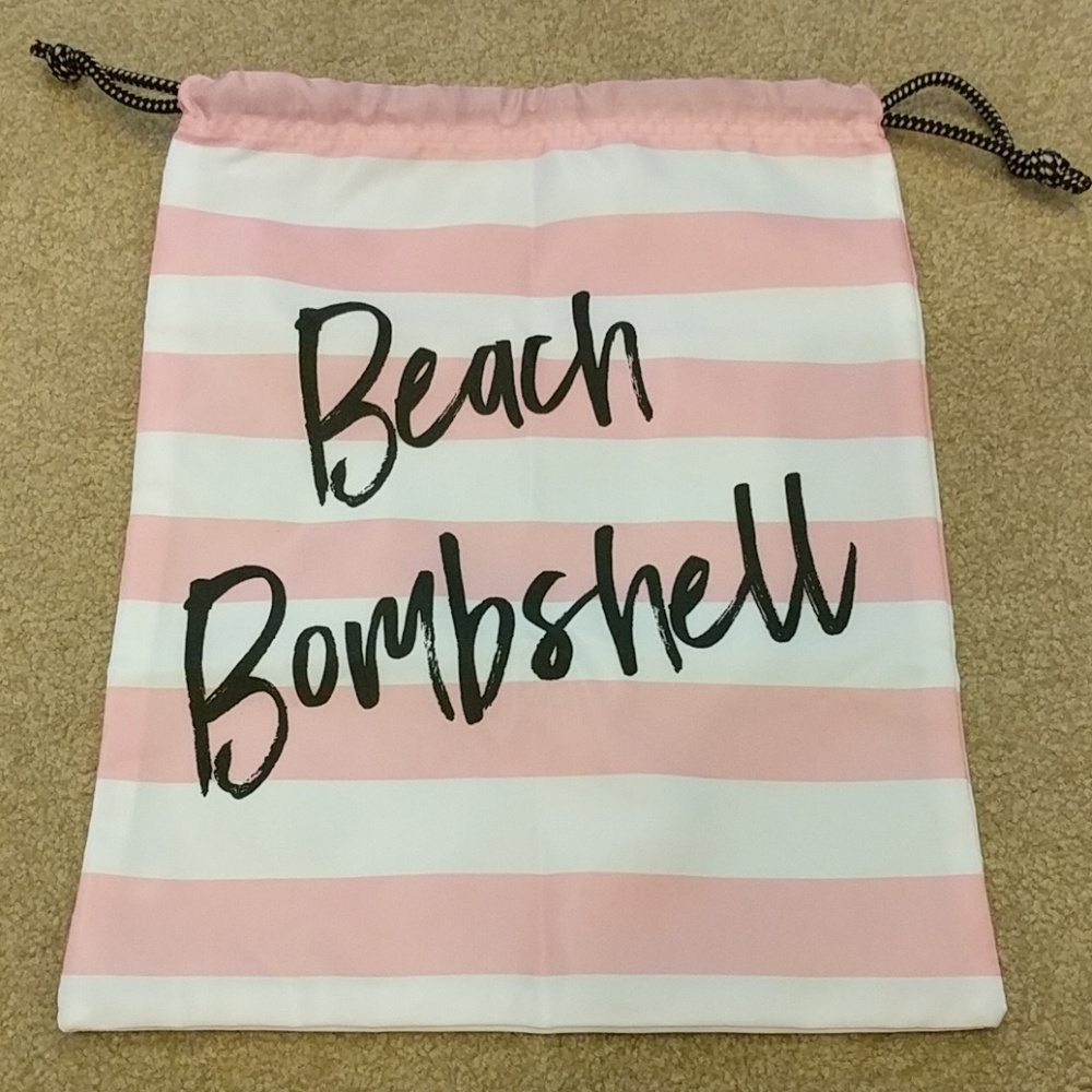 Victoria's Secret Beach Bombshell Drawstring Bag - Gem